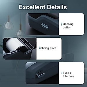 2 Inch Label Printer B1 with Tapes, Bluetooth Thermal Labels Maker Small Business Sticker Printers, Suits for All Purpose Labels Barcode Price Text, Compatible with iOS & Android