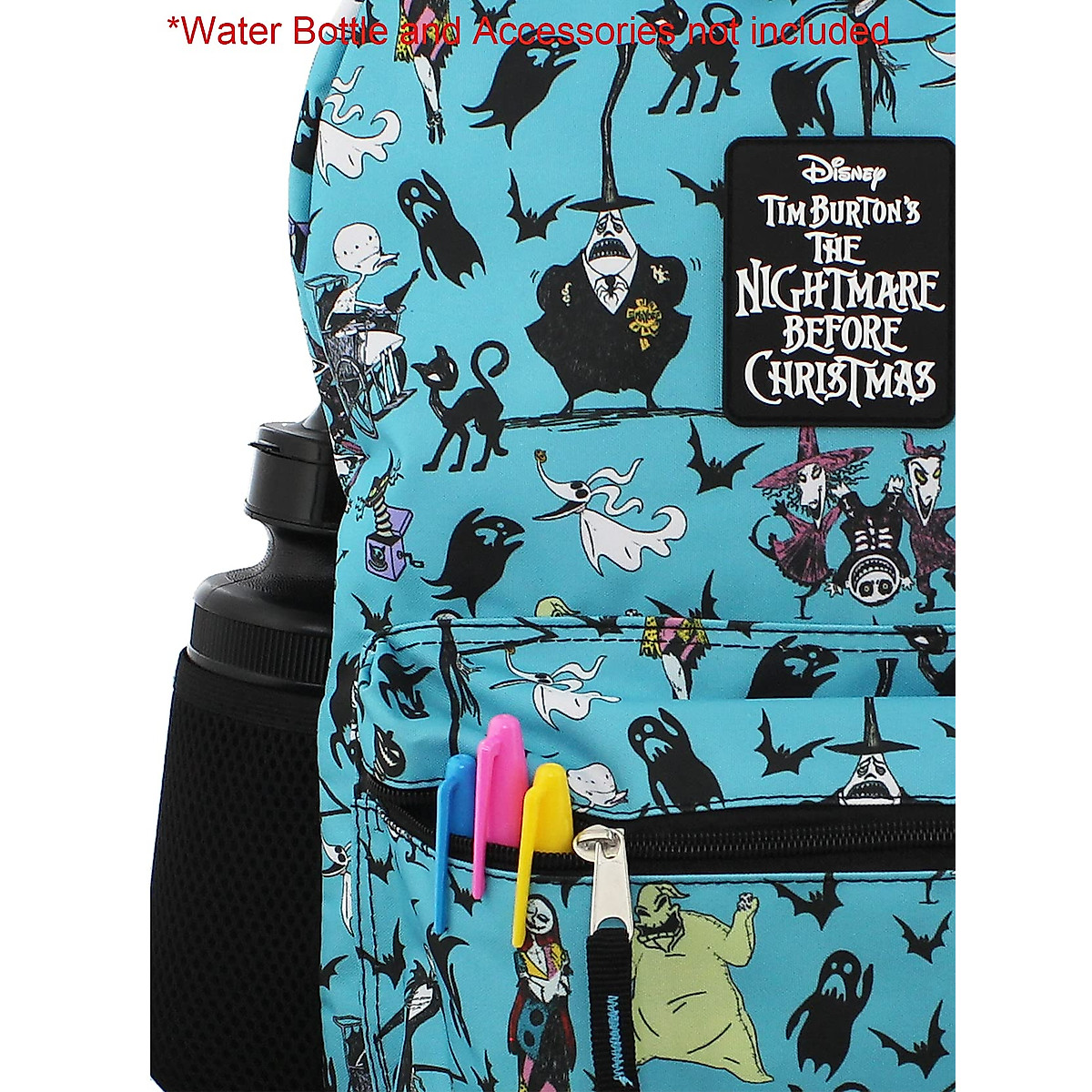 Disney Nightmare Before Christmas Kids 16 Inch School Backpack (One Size, Teal)