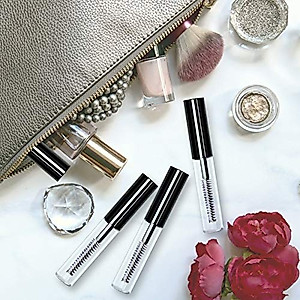 AHIER 20 pcs 4ML Reusable Empty Bottle Tube Container for Eyelash Growth Oil/Mascara with Brush for Home and Travel (20p)