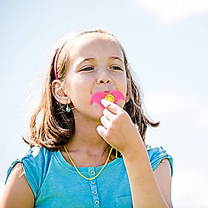 Gadpiparty 50pcs Mustache Lip Whistles Noise Maker for Kids Birthday Party Party Favor Christmas Stocking Stuffers Classroom Rewards