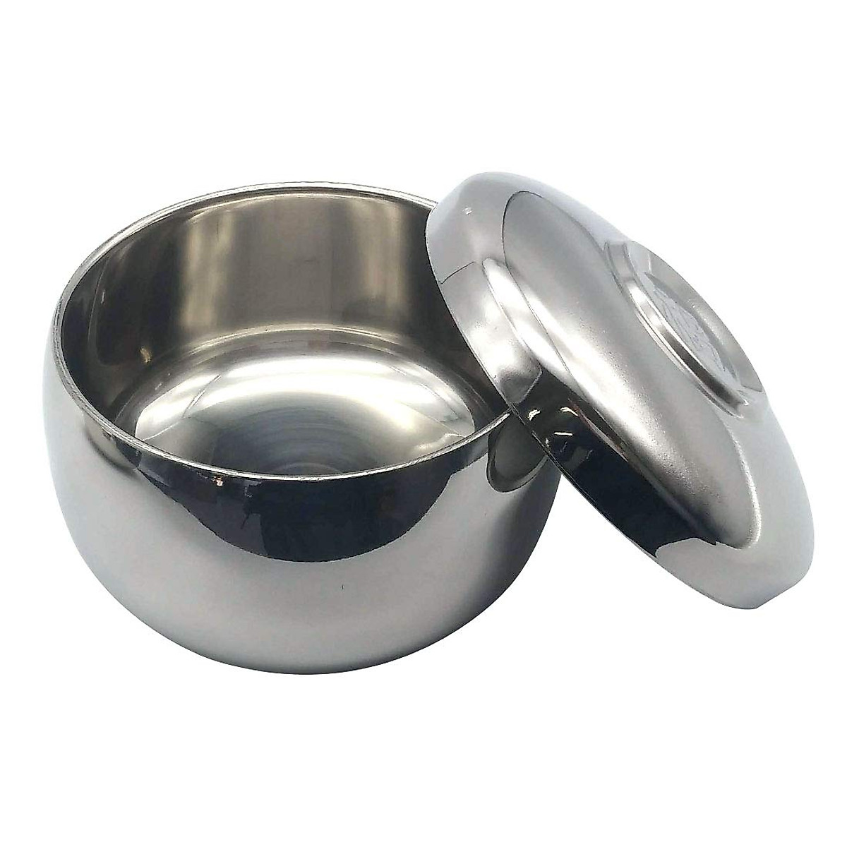 GARASANI Kitchen Tableware Stainless Steel Round Korean Traditional Rice Bowl With Lid Soup Bowl Set Vacuum Insulated Double Wall Metal Dinnerware