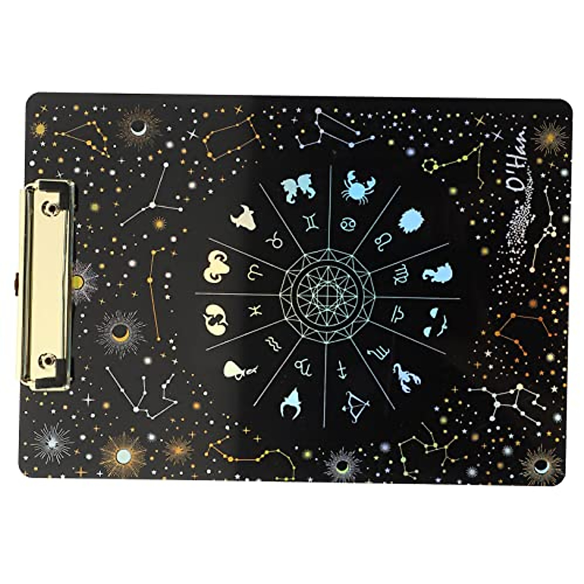 4pcs Conference Convenient Storage Letter Case Document Profile Low Holder Exam Portable Board Writing Fashion File Size Pattern Clip Clipboard Paper Nurses