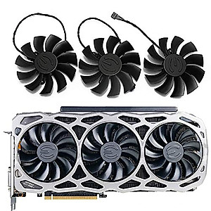 PLA09215B12H 12V 0.55A 4Pin for EVGA GTX1080TI FTW3 GTX 1080 Ti Black Elite Fan Graphics Card Cooling Fan (3PCS)