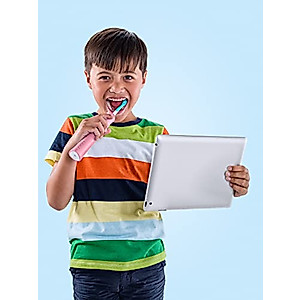 Philips Sonicare for Kids 3+ Bluetooth Connected Rechargeable Electric Power Toothbrush, Interactive for Better Brushing, Pink, HX6351/41