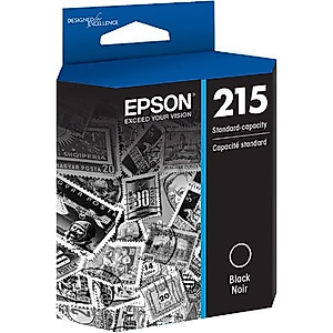 EPSON T215 -Ink Standard Capacity Black -Cartridge (T215120-S) for select Epson WorkForce Printers
