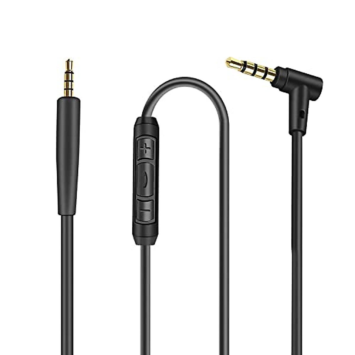 ElloGear Replacement Bose Headphone Cable Cord for Bose Quiet Comfort QC25, QC35, QC35II, JBL E55BT - Cable Audio Aux Cord with Mic Inline Volume Control