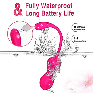 Couples Sex Toys for Women - Bullet Wearable Vibrator with 9 Vibrators Modes Rose Sex Toy, Thrusting Dildo Anal Dildos Adult Toys for Womens