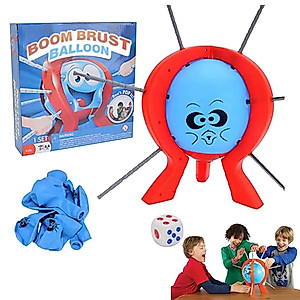 2024 New Balloon Burst Game - Boomboom Pop Game, Tricky Balloon Popping Interactive Game, Popping Balloon Crisis for Parent-Child Game Desktop Toy, Pop The Balloon Family Gathering Game (1 SET)