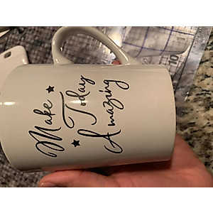 Transfer Tape for Vinyl - 12" X 10 Feet Roll w/Grid- Good Alignment for Cameo Silhouette Cricut Self Adhesive Vinyl for Decals, Walls, Signs, Windows and Smooth Surfaces