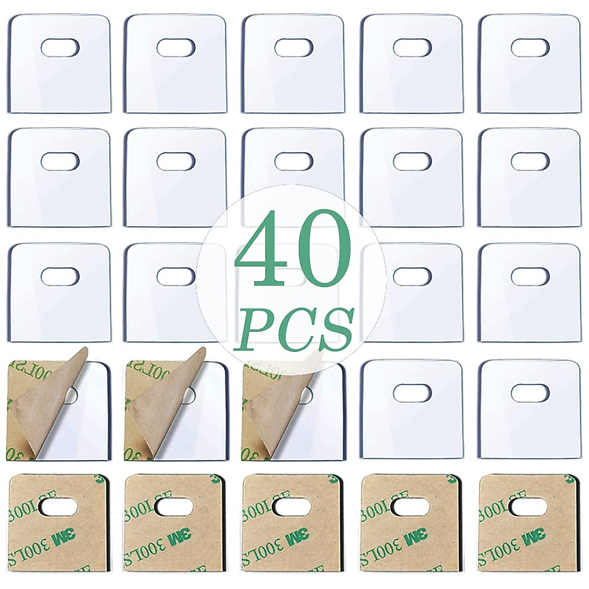 Vertical Blind Repair Tabs/Blind Fixer Tabs/Verticle Blind Repair Kit for Vertical Blinds Replacement Slats（40pcs）