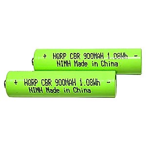 HQRP Two Rechargeable Batteries Compatible with Sennheiser RS110, RS120, RS130, RS160, RS170, RS 180, RS-195, RS-220, PXC 250-II, PXC 350, PXC 450, HDR 170 Headphones