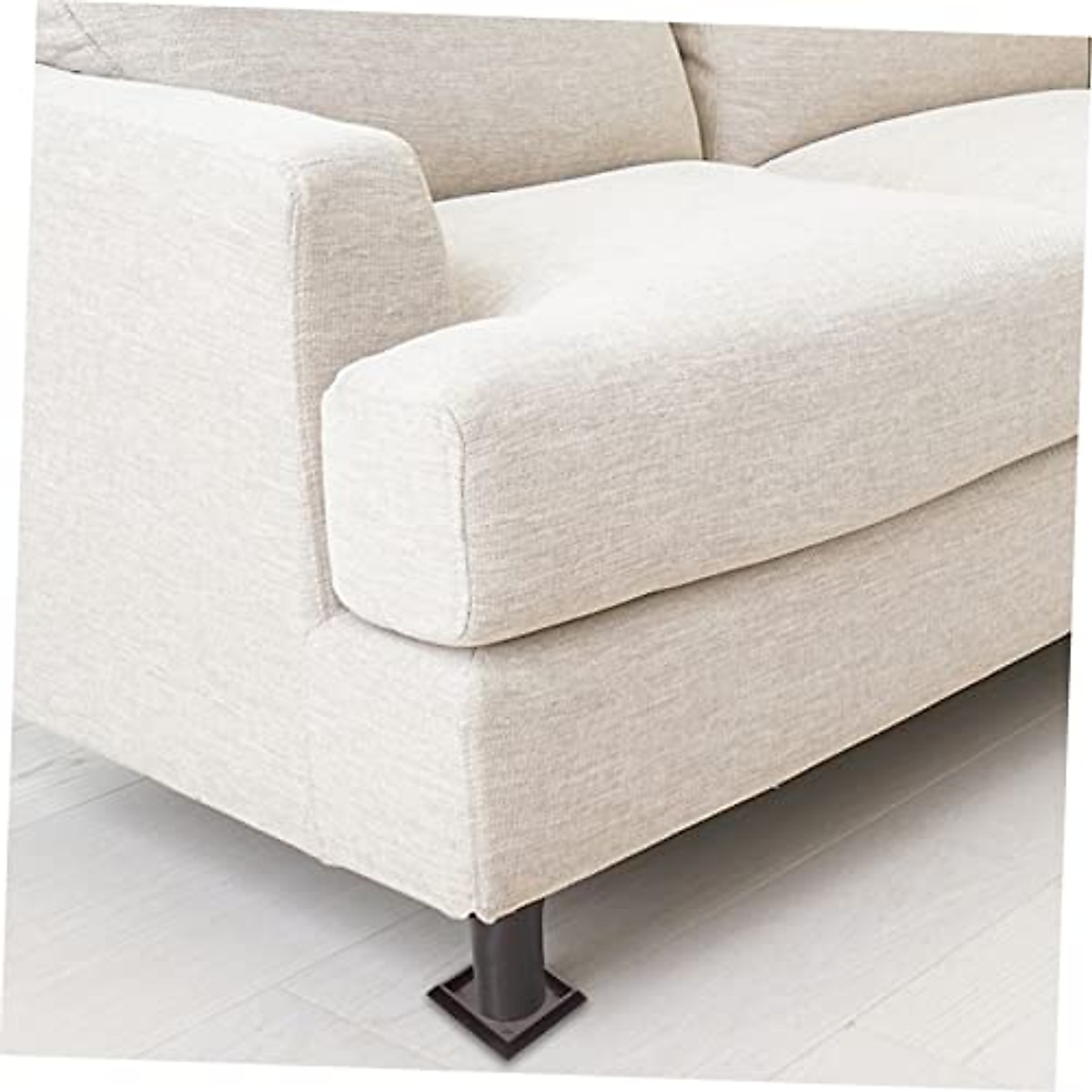 STOBOK 16 Pcs Chair Pad Professional Furniture Wheel Caster Cups Bed Stoppers to Prevent Sliding Square Furniture Caster Cups Rug Replaceable Furniture Coasters Non-Slip Furniture Pad