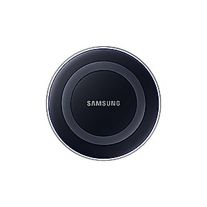 Samsung Qi Certified Wireless Charging Pad with 2A Wall Charger- Supports wireless charging on Qi compatible smartphones including the Samsung Galaxy S8, S8+, Note 8, Apple iPhone 8, iPhone 8 Plus, and iPhone X (US Version) - Black Sapphire