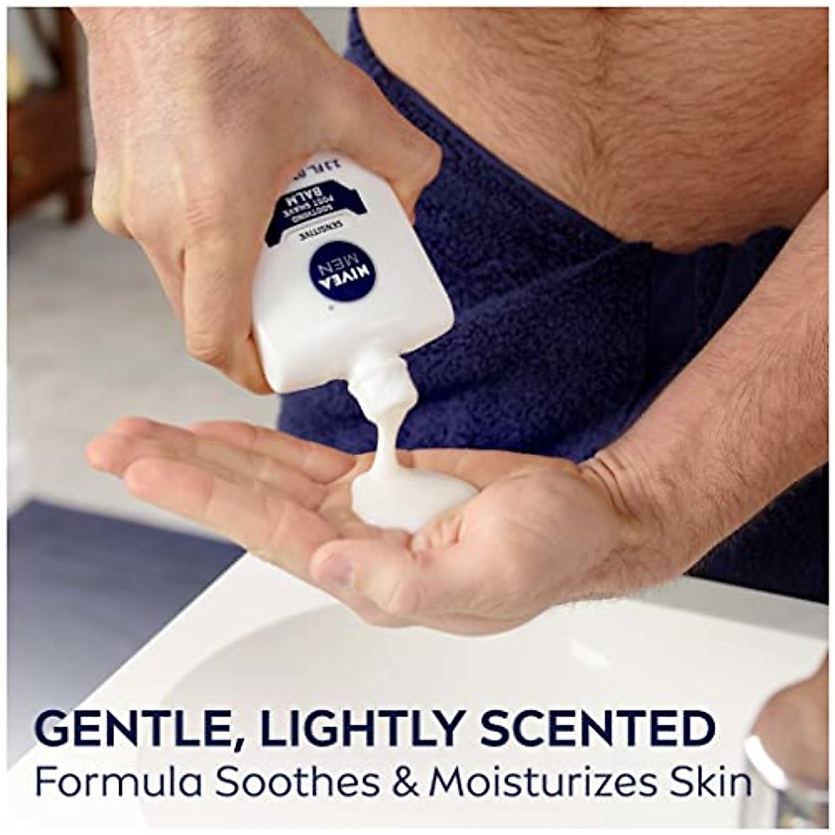 Nivea Men Sensitive Shaving Skin Care Set, Sensitive Shave Gel and Sensitive Post Shave Balm, 2 Pack