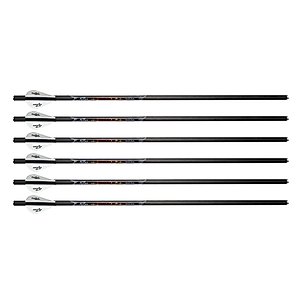 Excalibur Diablo 18" Carbon Arrows with Rhino Nocks Designed for all Matrix Series Crossbows - 6 Pack, Single