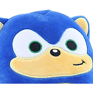 Squishmallows Kellytoy SEGA Sonic, Knuckles, Tails, Shadow Plush Toy (7" Sonic The Hedgehog)