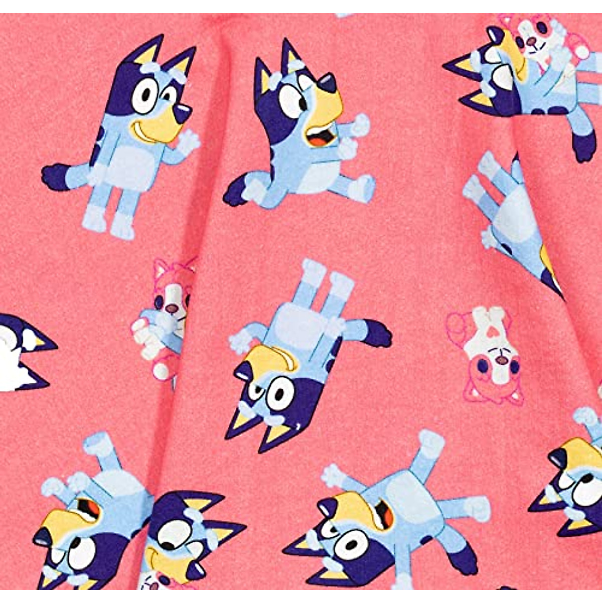 Bluey Toddler Girls Skater Dress Pink 5T