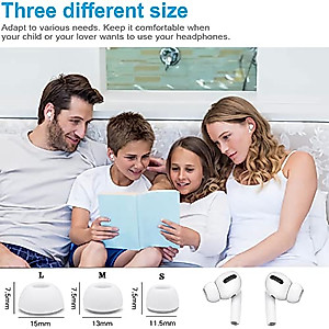 Ear Tips for Airpods Pro,Silicon Earbuds Tips with Noise Reduction Hole,Replacement Ear Tips for Airpods Pro 2nd Generation and Airpods Pro Suitable for Box and Charging Case.[3Pairs] S-10(S/M/L)