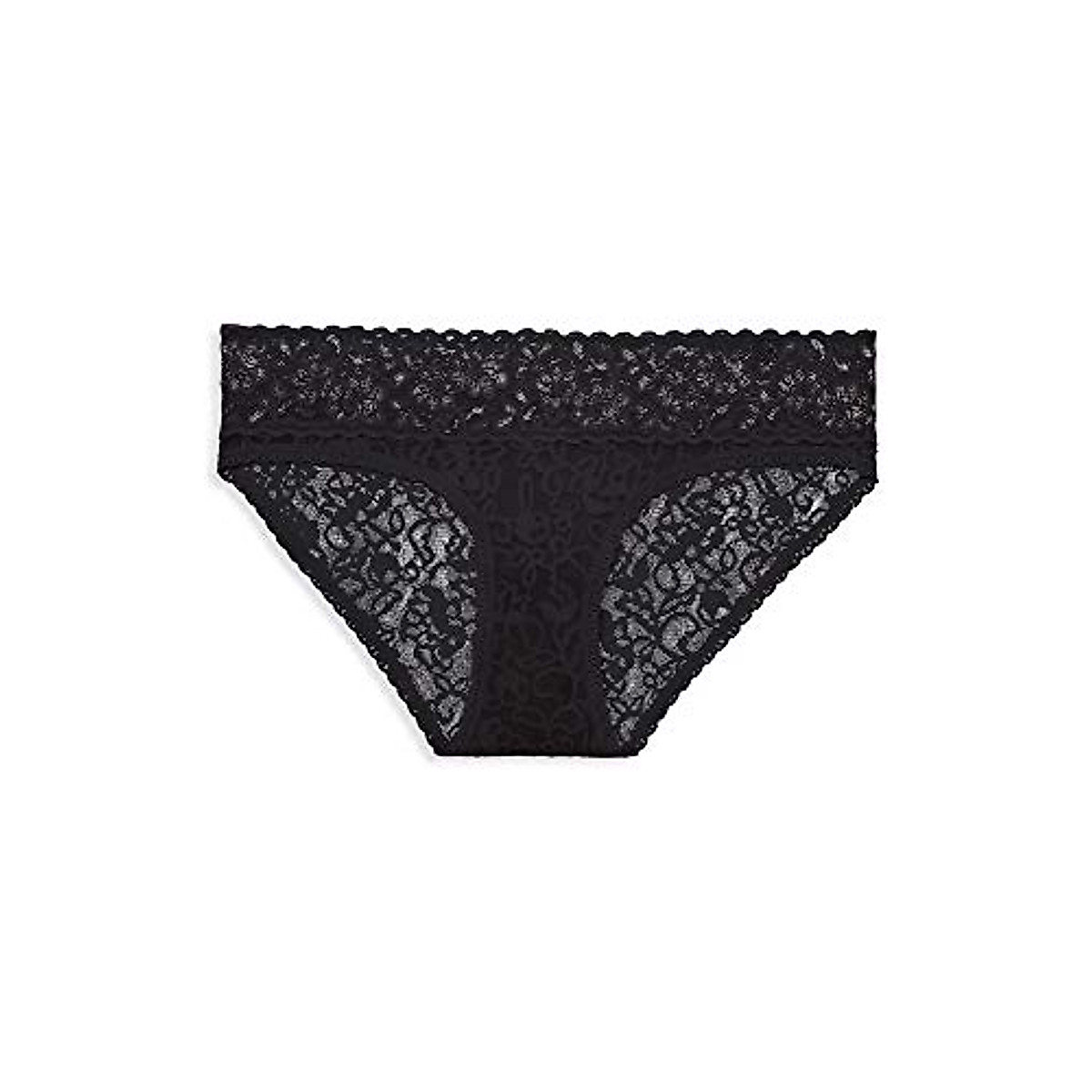 Jockey Women's Underwear Allover Lace Bikini, Black, M