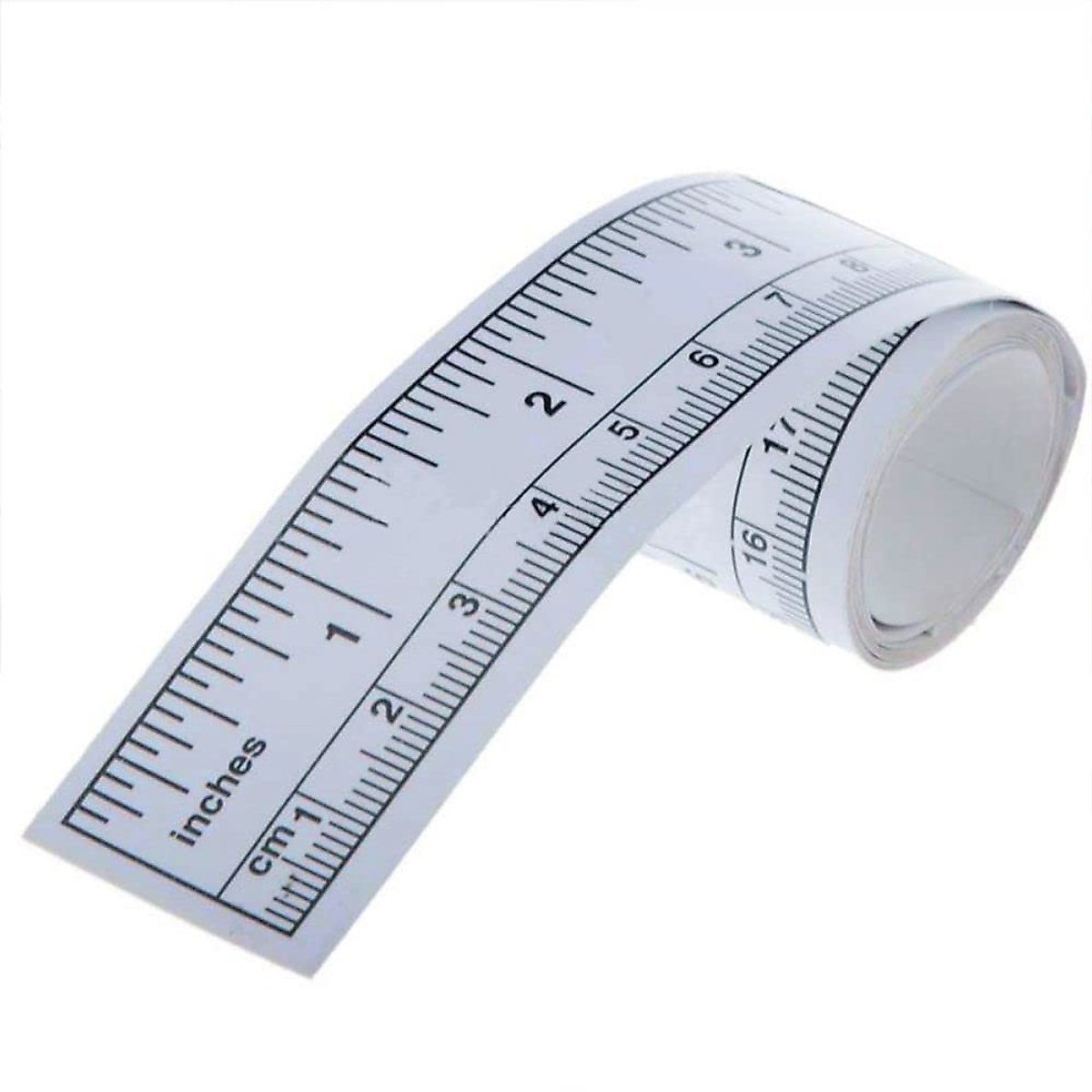 Self-Adhesive Measuring Tape, Double Scale Stick on Workbench Ruler, Sticky Tape Measure for Work Bench, Saw Table, Drafting Table, 36"