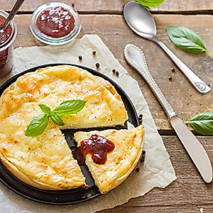 8 Pieces Kids Utensils Stainless Steel Kids Toddler Flatware Kids Spoon and Fork Set Includes 4 Spoon and 4 Fork with Smile Mirror Polished for Children Daily Use Preschooler (Silver)