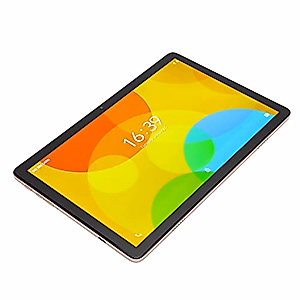 VINGVO 10.1 Inch Tablet, 4G LTE Tablet 2.4G 5G WiFi AU Plug 100-240V 8GB 128GB 5MP Front 13MP Rear 1920x1200 Resolution for Learning for Android 11.0 (Gold)