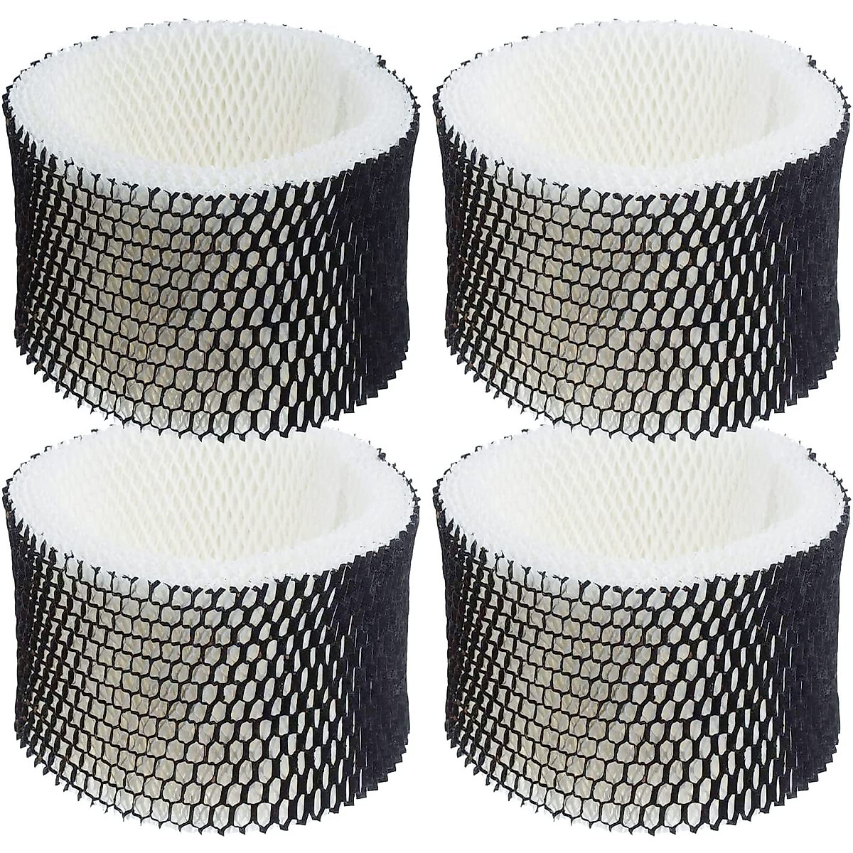 VUIUKOYE 4-Pack HWF62 Humidifier Replacement Filter Fit for Holmes - Letter A, Filters Compatible with Holmes, Sunbeam and Bionaire Cool Mist Humidifiers