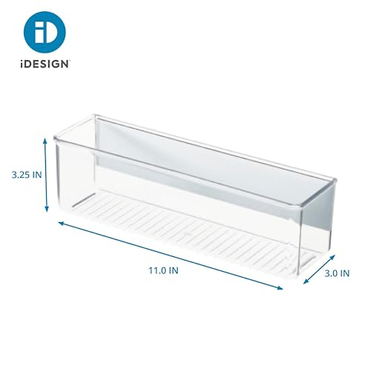 iDesign Magnetic Medium Bin, Clear