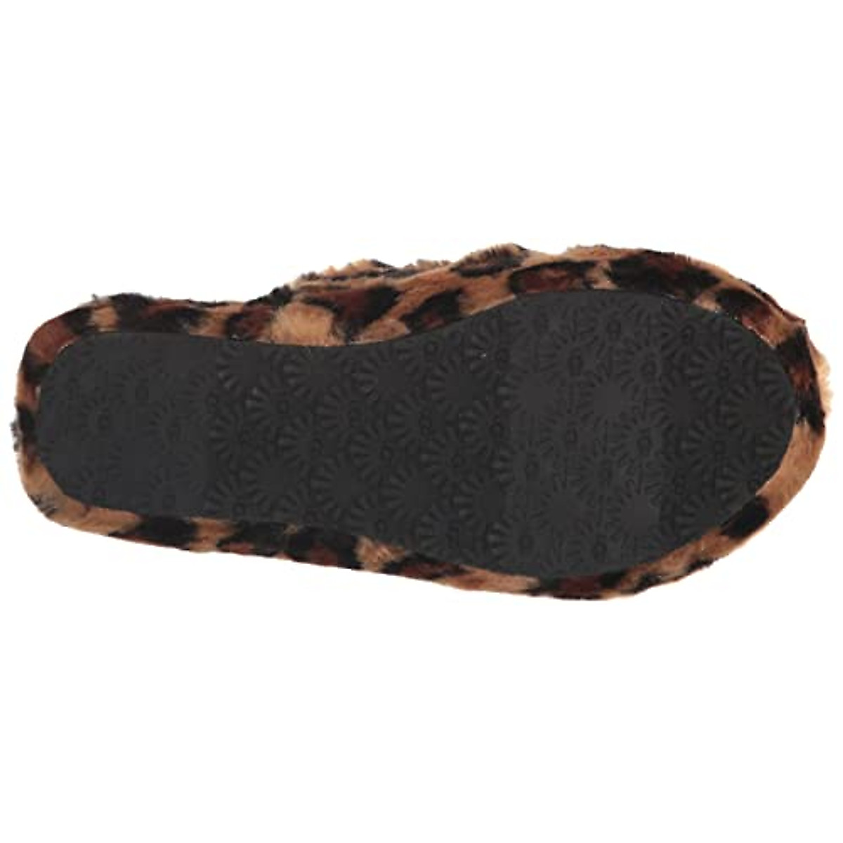 UGG Girls T Fluff Yeah Slide Spotty Slipper, Natural, 11 Little Kid