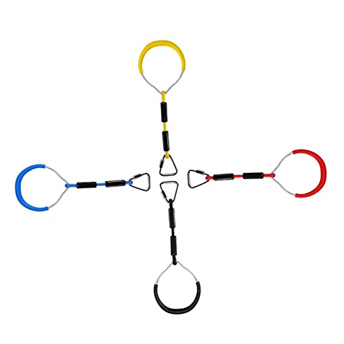 BESPORTBLE 2pcs Swing Outdoor for Kids Swing Indoor Interior Accessories Kids Exercise Rings Gymnastics Rings Monkey Swing Bar Fitness Ring Kids Gymnastic Ring Workout Ring Pendulum Ring Ring