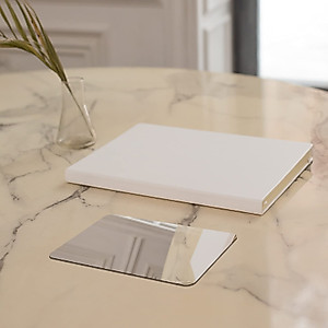 10 Pieces Plastic Mirror Acrylic Safety Mirror Sheets Non Glass Mirror Safety Mirrors for School Science Mirrors for Classroom Home, 6.3 x 3.94 Inch