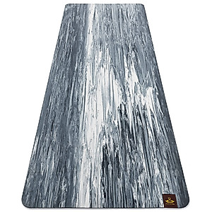 Heathyoga Rubber Non Slip Unbeatable Wet-Grip ProGrip, Double-Sided High Density Hot Yoga Mat, 72”X 24” for Hot Yoga, Ashtanga, Bikram