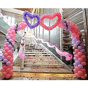 Kissmi 120 PCS Decorative Balloons Rings Balloon arch Convenient Clip Connector, Wedding decorations Event Party Supplies Garden decorations