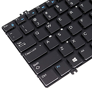 US Backlit Keyboard Frameless (Without Frame) for Dell Latitude E5280 5280 5288 5289 7280 7290 7380 DPN 0346TJ 00NPN8