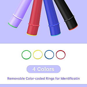 WuYan Replacement Toothbrush Heads for Oral B, 8 Pack Adults Multicolor Precision Electric Toothbrush Heads Compatible with 7000/Pro 500/1000/3000/8000/ 9000