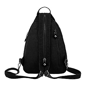 Eshow Small Backpack Purse for Women Nylon Shoulder Bags Anti-Theft Backpacks Causal School Rucksack