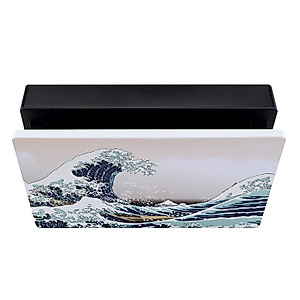 PlayVital The Great Wave Custom Dock Cover for Nintendo Switch, Dust Anti Scratch PC Hard Faceplate Shell Cover for Nintendo Switch Charging Dock - Dock NOT Included