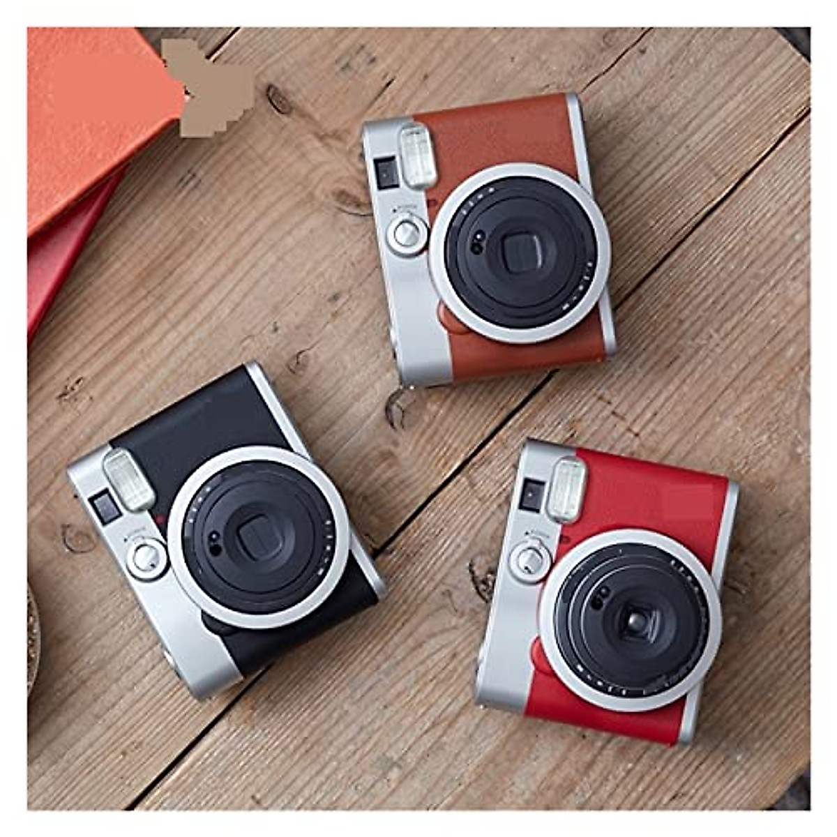 Digital Camera Mini 90 Neo Classic Camera Instant Cameras Black/Brown Digital Camera Photography (Size : Camera, Color : B)