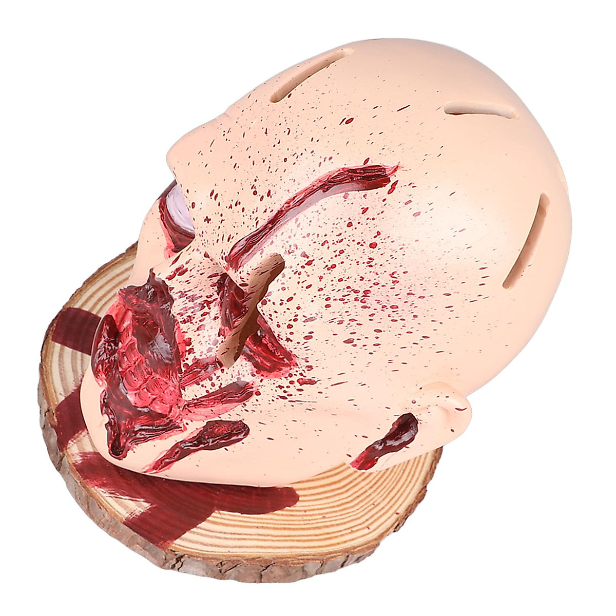 Skull Knife Holder Head, Material Versatile Kitchen Storage Tool Horror Themed Party Decorations for Halloween