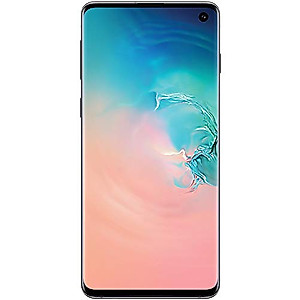 Samsung Galaxy S10, 128GB, Prism White - Unlocked (Renewed)
