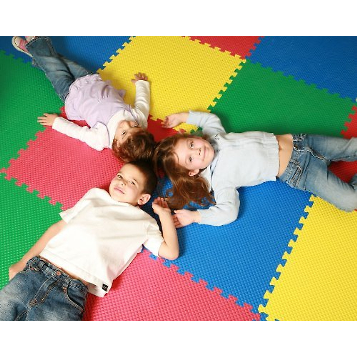 Norsk Multi-Purpose Reversible Foam Mats - EVA Foam Interlocking Tiles (Gray/Black 32 Tiles - 128 sq. Ft.)