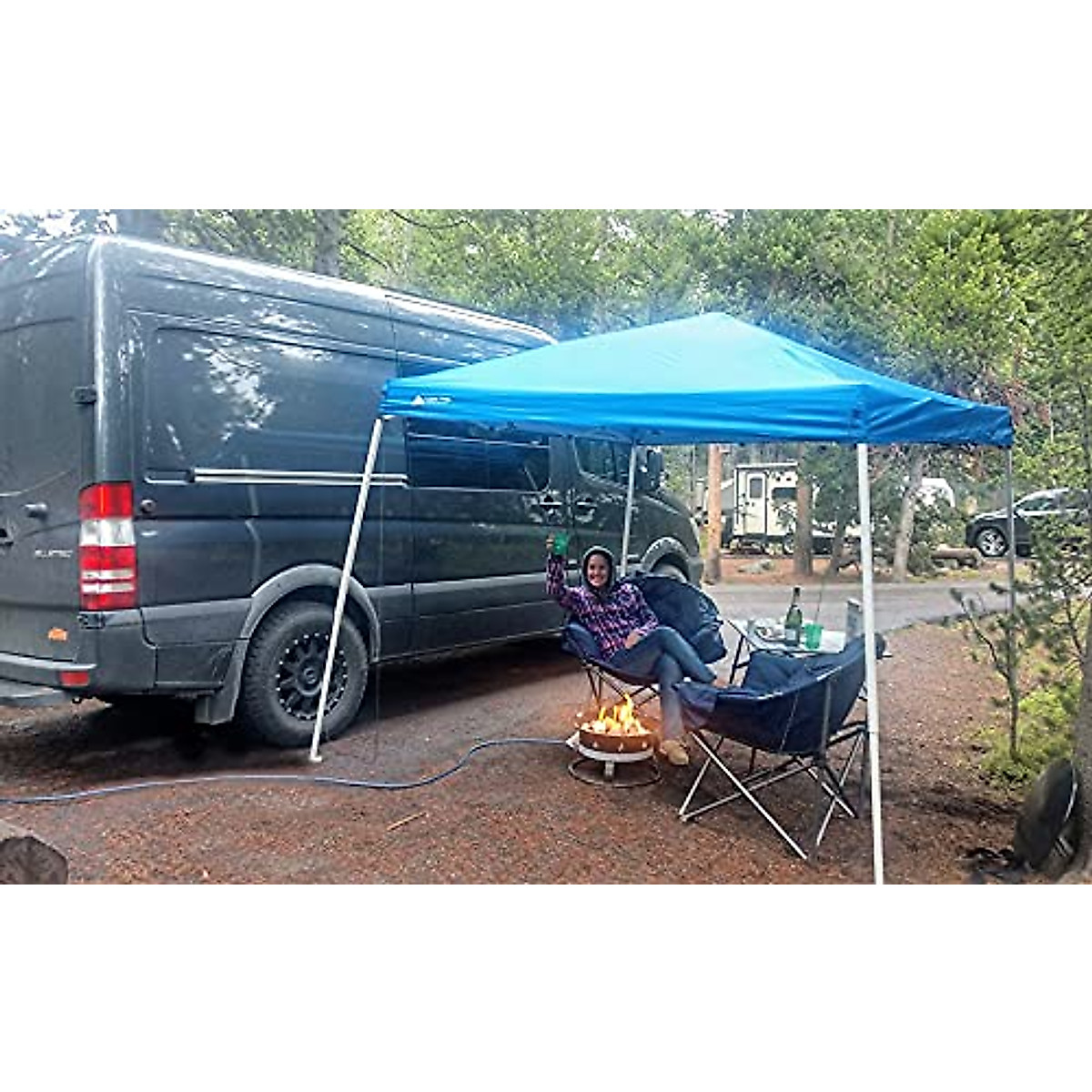 MENSI 10FT Natural Hose Gas Conversion Kits for Outland Living Portable Propane Fire Pits 3/8" Quick Connect Disconnect Coupling and Valve - Certified for 780/864 NGCK Manual Ignition Firebowls