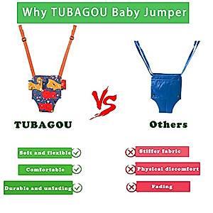Door Jumper for Baby Swing Jumper, Adjustable Johnny Jumper w Seat, Baby Doorway Jumper Set Great for Baby Exerciser, Durable Door Clamp Bumper Jumper for 6-24 Months Toddler Infant