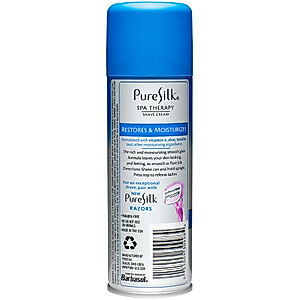 Pure Silk Spa Therapy Shave Cream by for Women, Dry Skin, 7.25 Oz