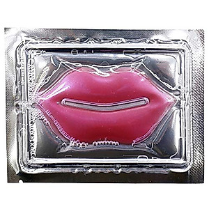 Jakuva 30PCS Collagen Crystal Moisturizing Lip Mask,Gel Lip Pads Lip Balm Lip Masks for Dry Lips,Remove Chapped Skin & Nourish &Moisturizing,Lip Sleeping Mask Great Plump Your Lips,Rose Pink