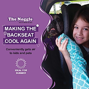 The Noggle-Making The Backseat Cool Again-Quick & Easy to Use Car Travel Accessories for a Comfy Ride Summer or Winter-Air Vent Extender Hose Directs Cool or Warm Air to Your Kids - 6ft, Lt. Blast