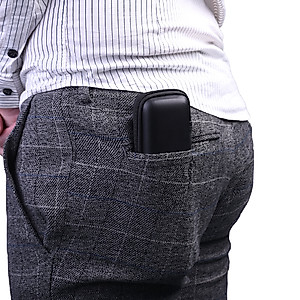 Cosmos Black Color EVA Hard Shell Stylus Pen Pencil Case Holder Compatible with Apple Pencil, Wacom Stylus Executive Fountain Pen, Ballpoint Pen, Stylus Touch Pen