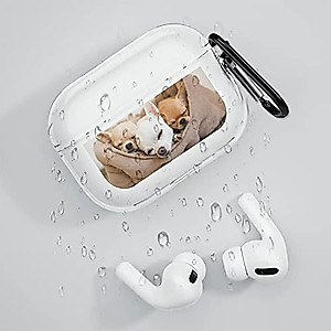 Custom Airpod Case for Apple AirPods Pro 2 with Keychain,Personalized Your Photo/Text/Name Airpods Pro 2nd Generation Clear Case for Men and Women