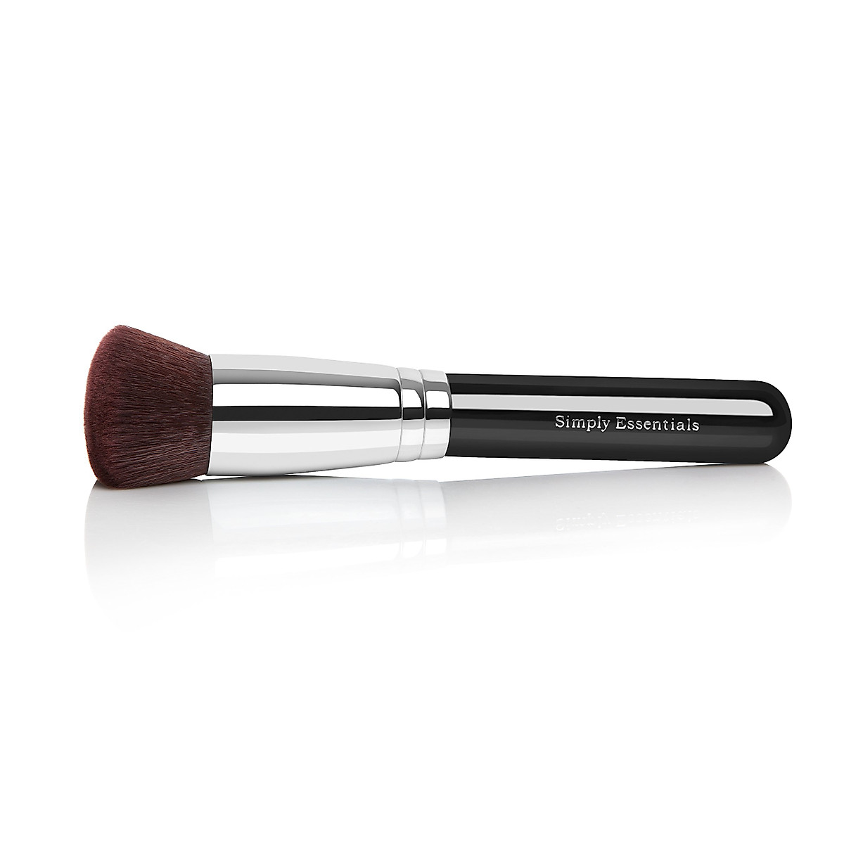 BEST ROUND KABUKI MAKEUP BRUSH for Liquid, Cream Mineral, & Powder Foundation & Face Cosmetics - Prime Quality Design - Carrying Case & E-Book Included