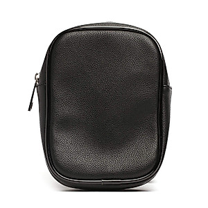 Pander Leg Bag for Women - Nova Fashion Black Leather Fanny Pack for Women (Black)